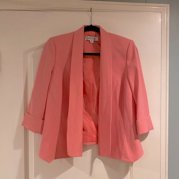Kasper | Jackets & Coats | Pink Blazer | Poshmark